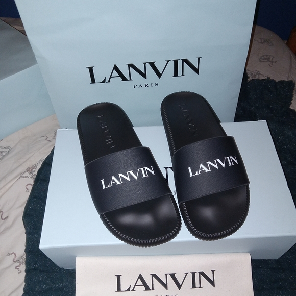 Lanvin | Shoes | Authentic Mens Lanvin Slides | Poshmark